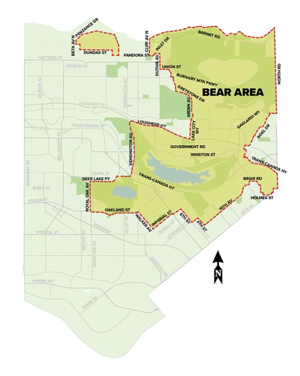 Bear Area | City of Burnaby